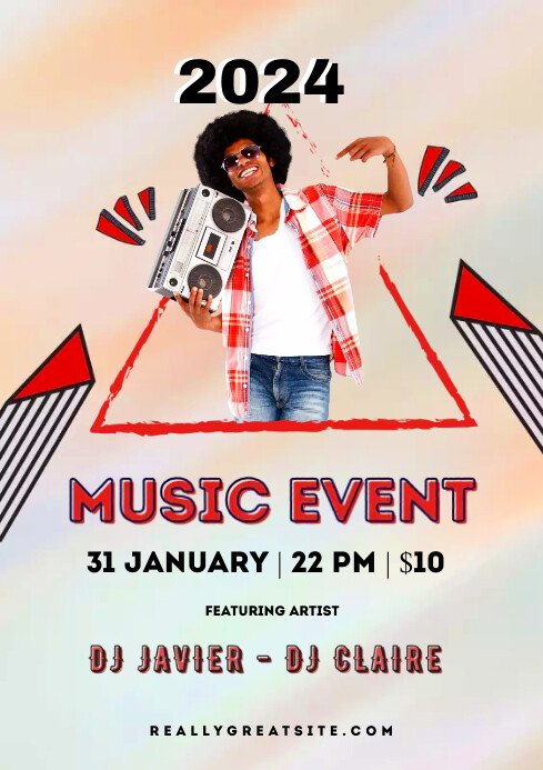Music Party Festival Event Flyer Template | PosterMyWall