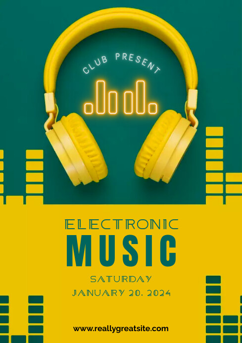 Music Party Festival Event Poster Template | PosterMyWall