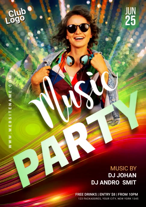 Music Party Flayer Template | PosterMyWall