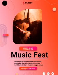 MUSIC PARTY FLAYER TEMPLATE | PosterMyWall