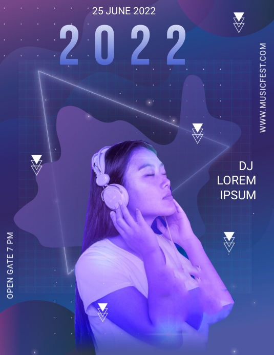MUSIC PARTY FLAYER TEMPLATE | PosterMyWall