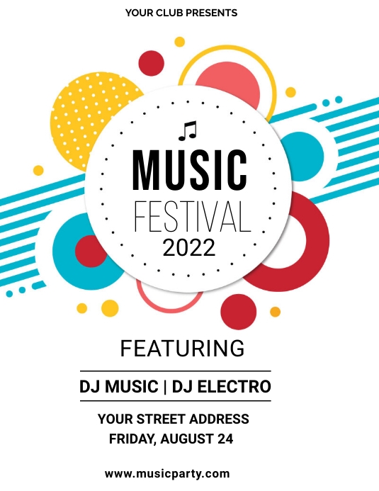 MUSIC PARTY FLAYER TEMPLATE | PosterMyWall