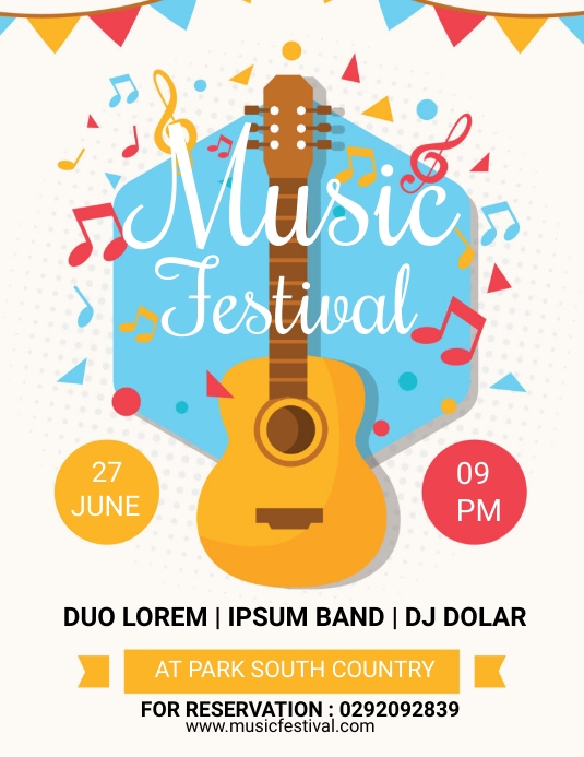 De Plantilla de Flayer de Fiesta de Música | PosterMyWall