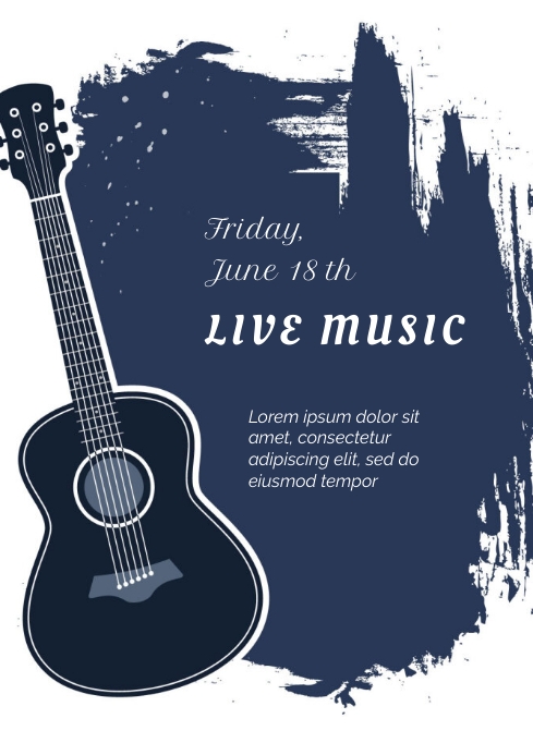 MUSIC PARTY FLAYER TEMPLATE | PosterMyWall