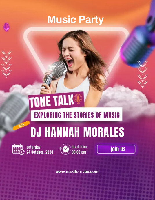 Music Party Flyer Template | PosterMyWall