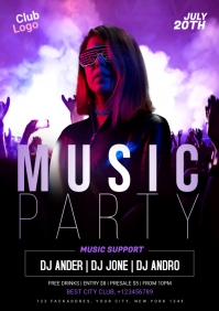 Music Party Flyer Template | PosterMyWall