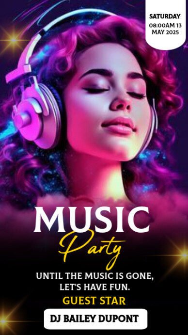 Music Party Flyer Template | PosterMyWall
