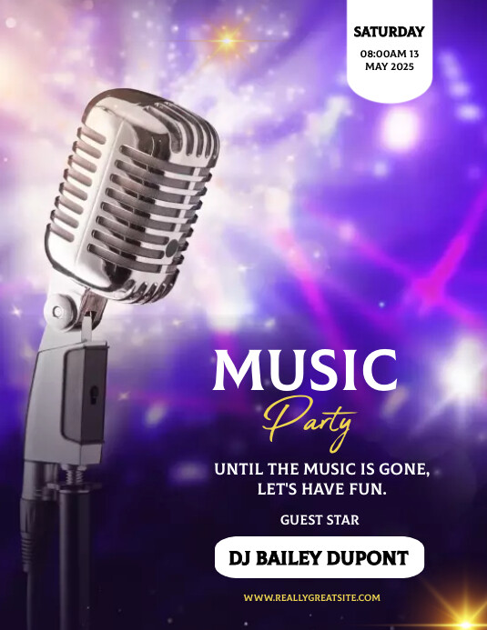 Music Party Flyer Template | PosterMyWall