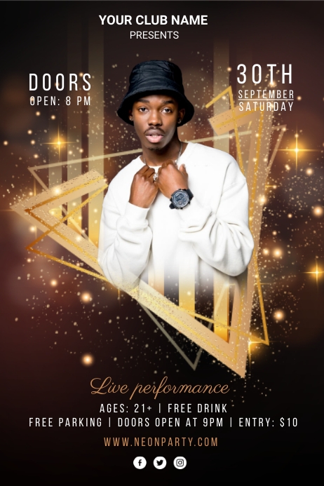 Music Party Flyers Template | PosterMyWall