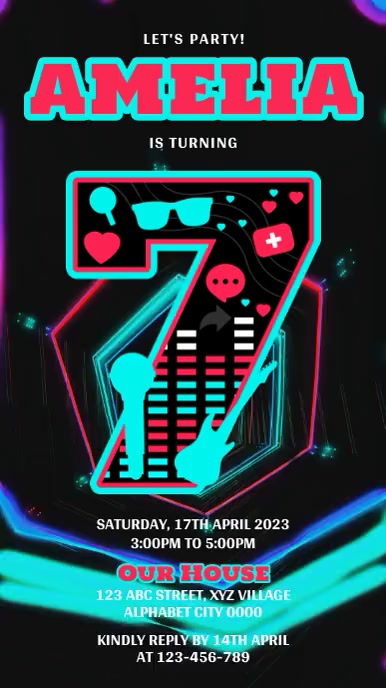 Music Party Invitation Template | PosterMyWall