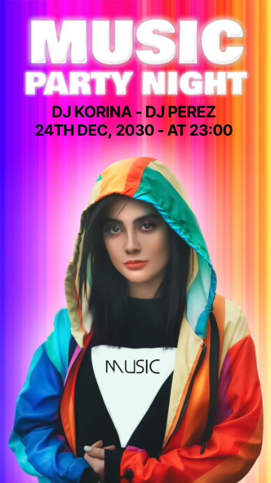 Music Party Night Templat | PosterMyWall