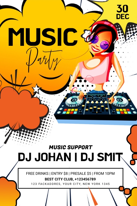 Copy of Music Party Poster | PosterMyWall