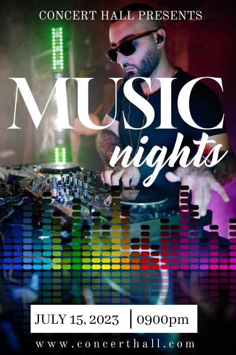 Music Party Poster Template | PosterMyWall