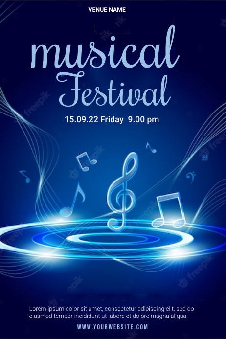 MUSIC PARTY POSTER TEMPLATE | PosterMyWall