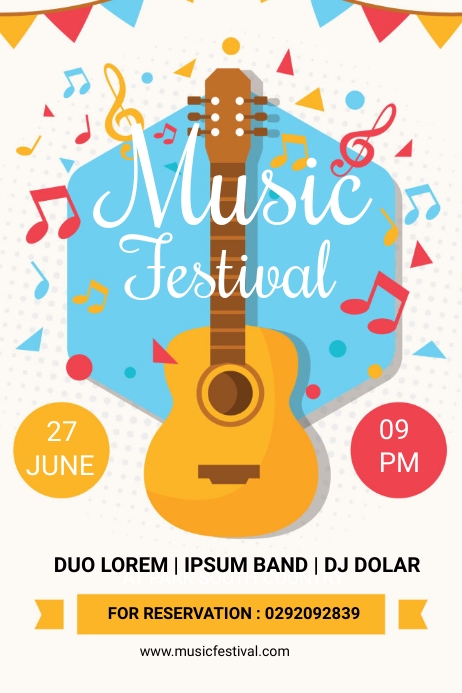 Copy of MUSIC PARTY POSTER TEMPLATE | PosterMyWall