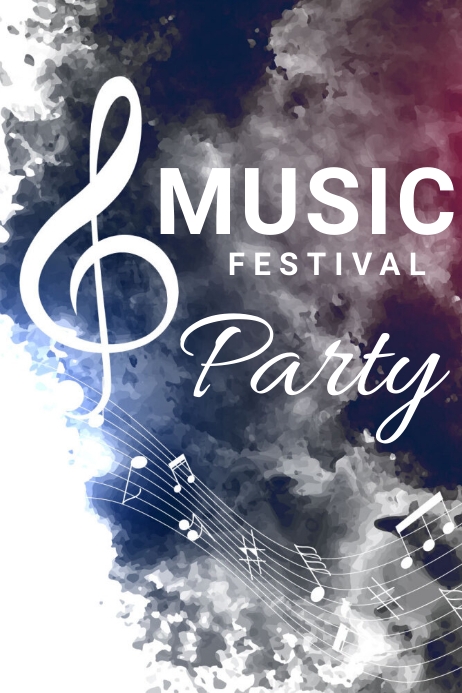 MUSIC PARTY POSTER TEMPLATE | PosterMyWall