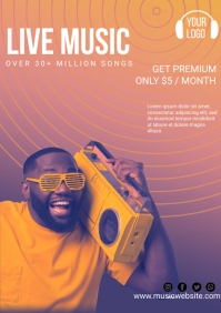 MUSIC PARTY TEMPLATE | PosterMyWall