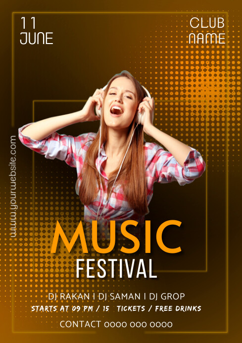 Plantilla de MUSIC PARTY TEMPLATE | PosterMyWall