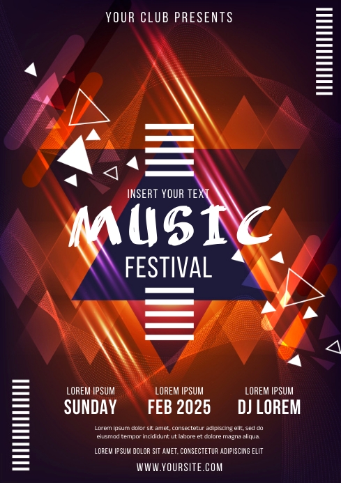 MUSIC PARTY TEMPLATE | PosterMyWall