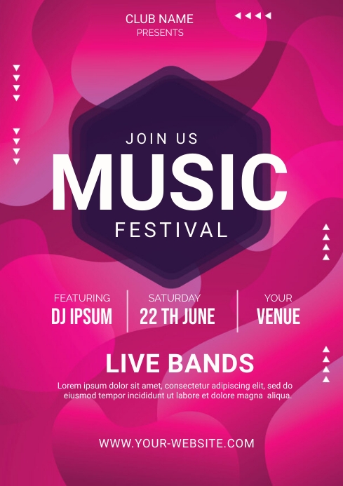 MUSIC PARTY TEMPLATE | PosterMyWall