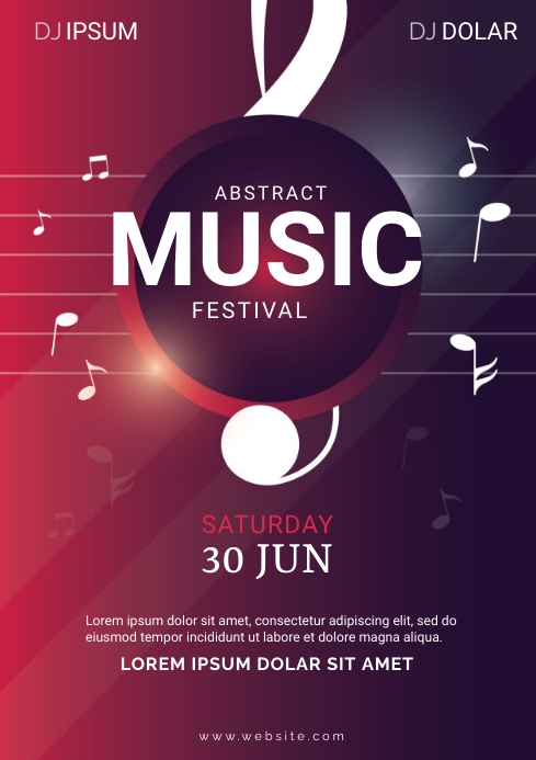 MUSIC PARTY TEMPLATE | PosterMyWall