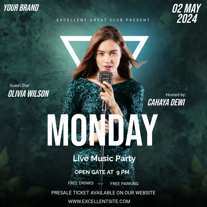 Music party template | PosterMyWall