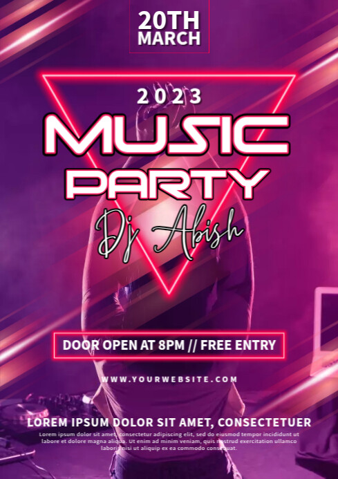 Music Party Template | PosterMyWall