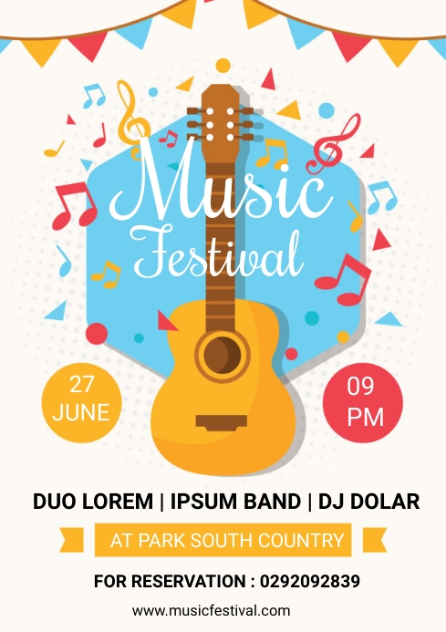 MUSIC PARTY TEMPLATE | PosterMyWall