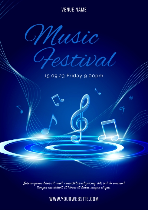 MUSIC PARTY TEMPLATE | PosterMyWall