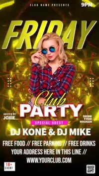 Music Party Video Template | PosterMyWall