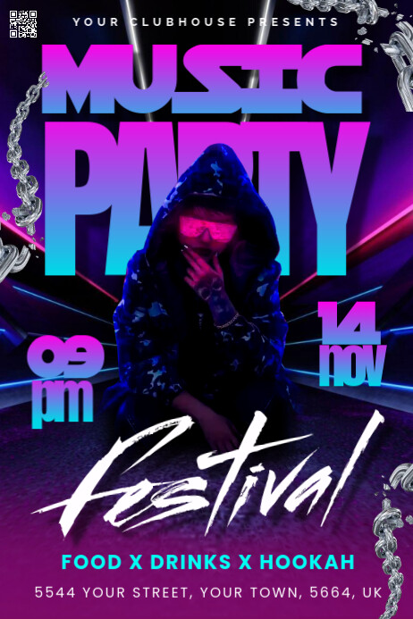 music party.a Template | PosterMyWall