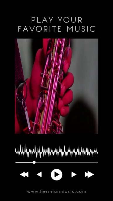 Music Playlist Instagram Video Template | PosterMyWall
