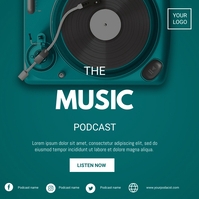 Music podcast Template | PosterMyWall