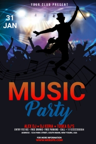 Music poster Template | PosterMyWall