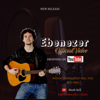 Album release ad template for instagram | PosterMyWall