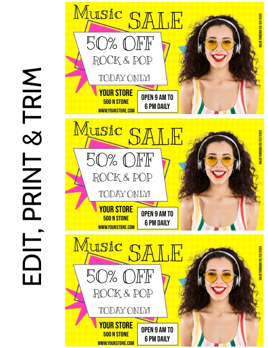 Copy of MUSIC SALE | PosterMyWall