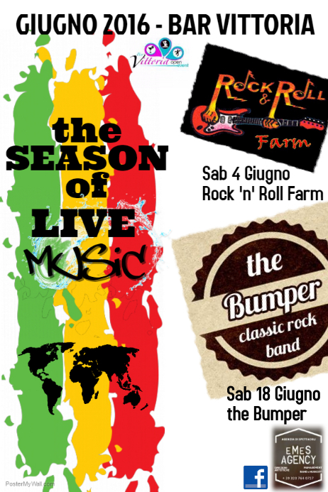 Music Schedule Template | PosterMyWall