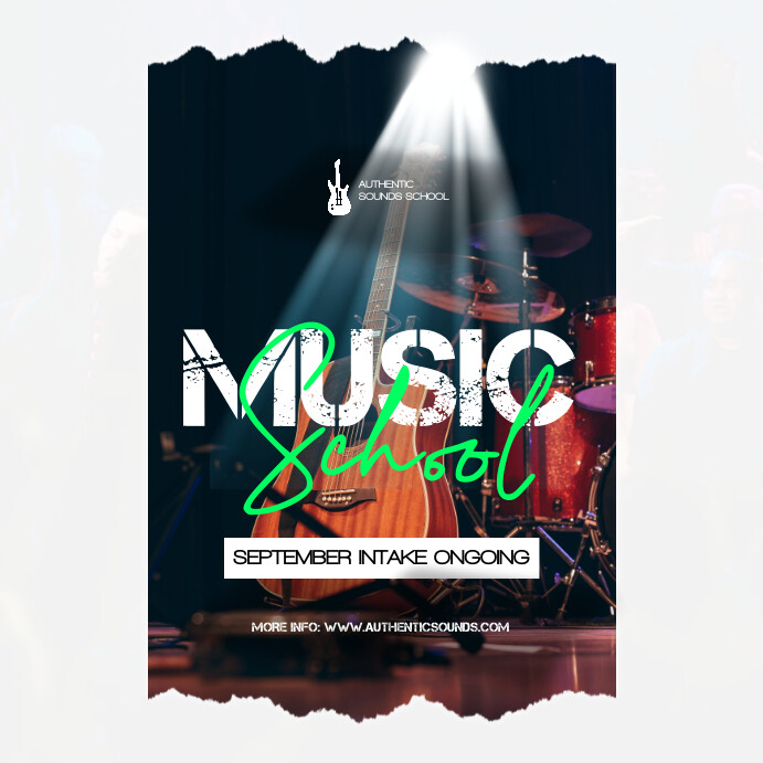 music school flyer Templat | PosterMyWall