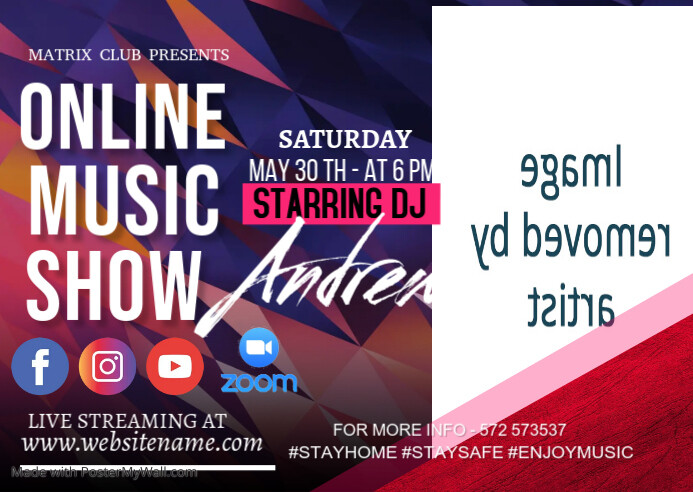 MUSIC SHOW Template | PosterMyWall