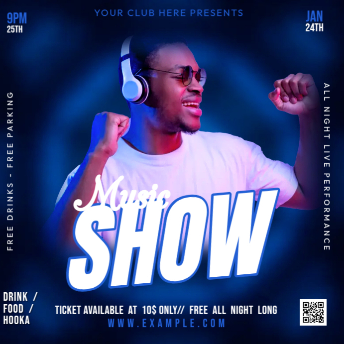Music Show Flyer Template | PosterMyWall