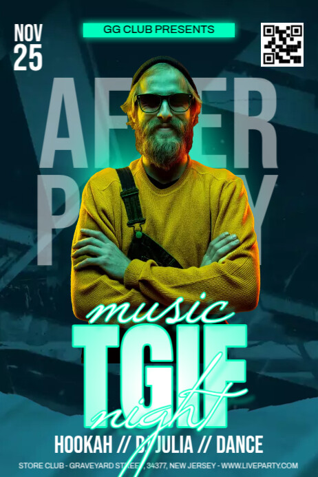 Plantilla de Music TGIF | PosterMyWall