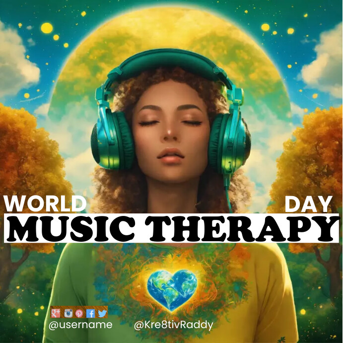 Music Therapy Day Template | PosterMyWall