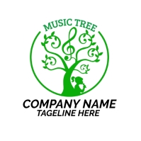 music tree logo Template | PosterMyWall