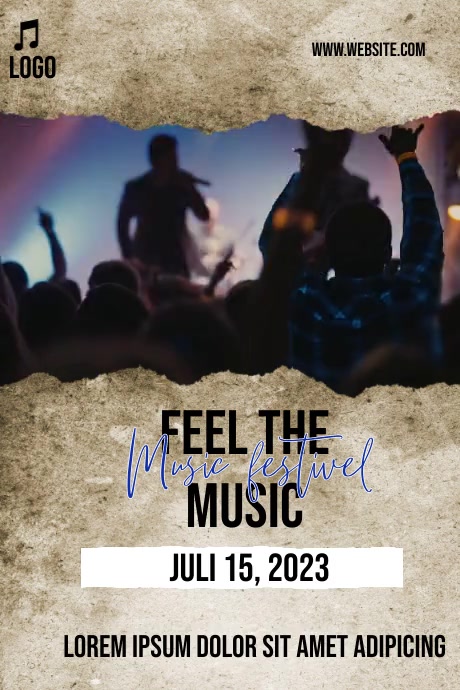 Music Video Design Template | PosterMyWall