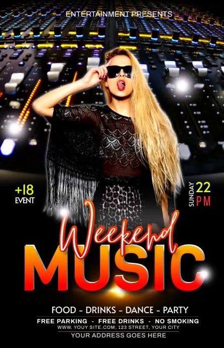 Copy of MUSIC WEEKEND | PosterMyWall