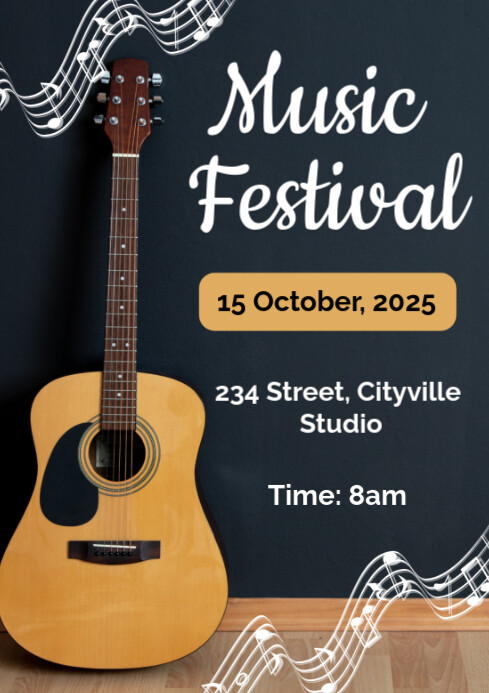 Musical Concert Poster Template | PosterMyWall