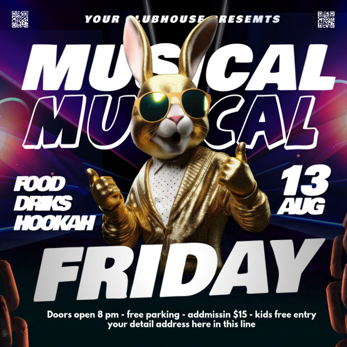 musical friday Template | PosterMyWall