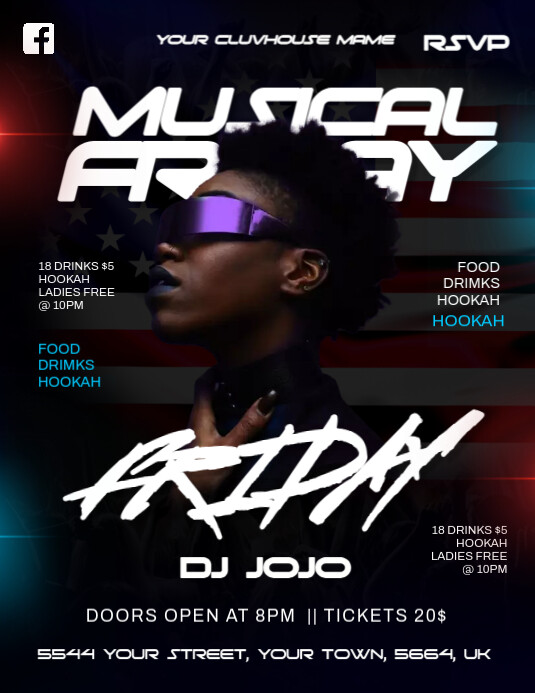 Copy of MUSICAL FRIDAY | PosterMyWall