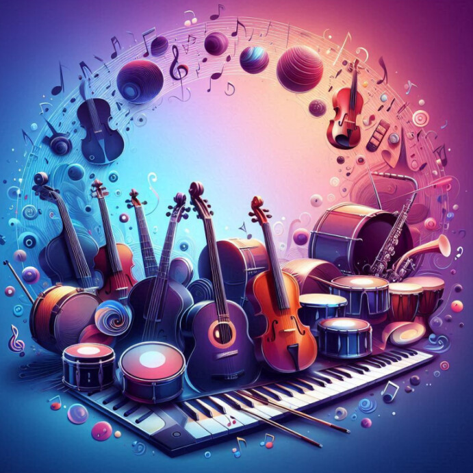 Copy of Musical Instruments Banner Template | PosterMyWall