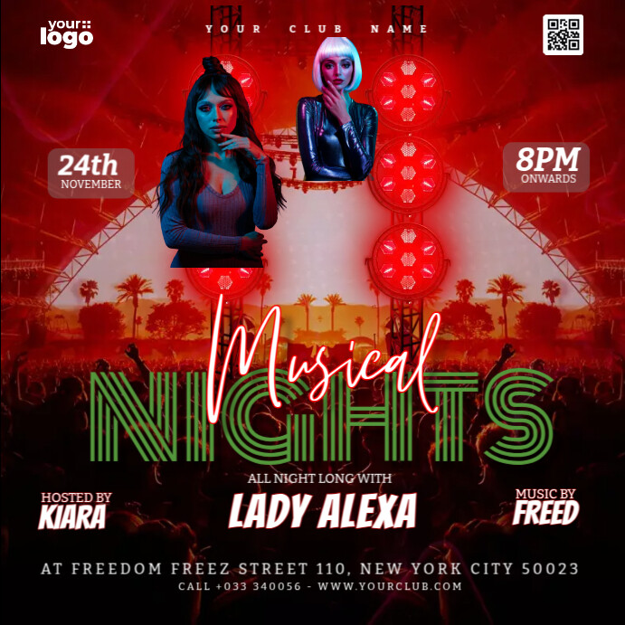 Musical Nights Template | PosterMyWall